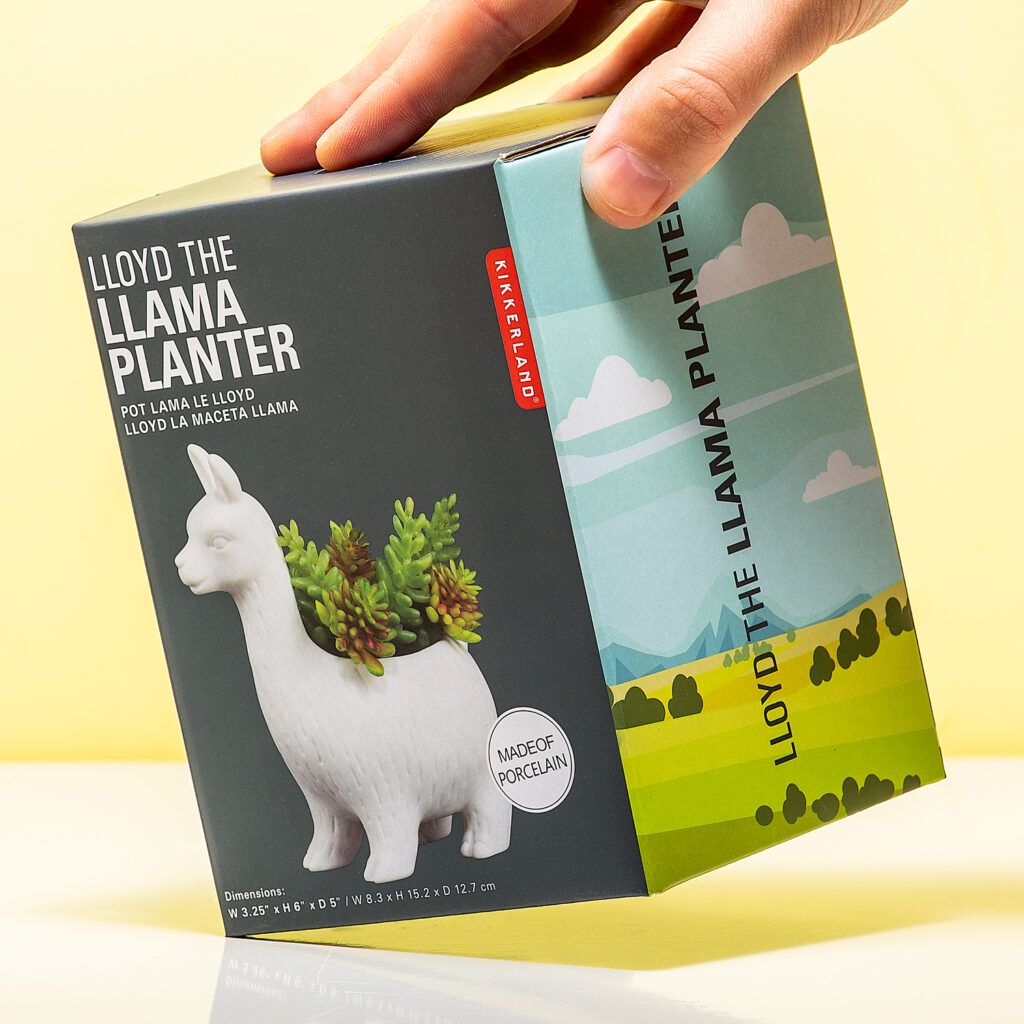 Kikkerland Lama bloempot