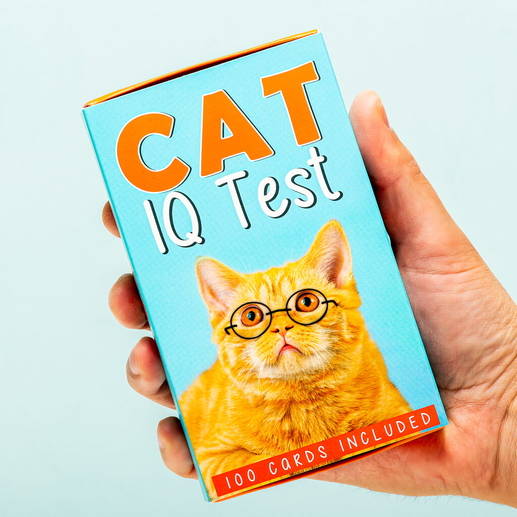 Kat IQ test van bestel je online bij Ditverzinjeniet
