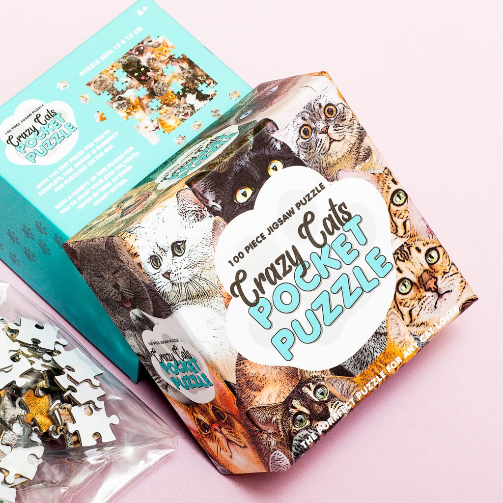 Pocket puzzel (100 stukjes) van bestel je online bij Ditverzinjeniet