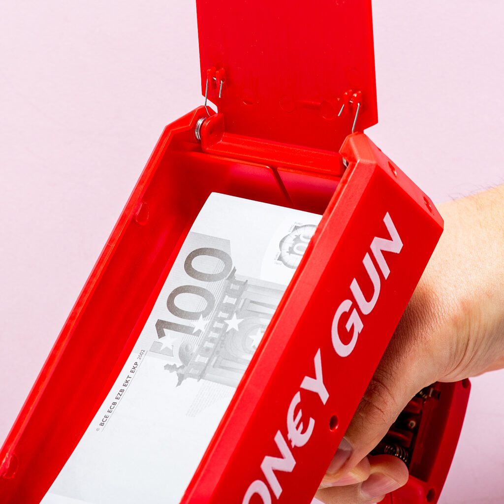 Money gun van bestel je online bij Ditverzinjeniet