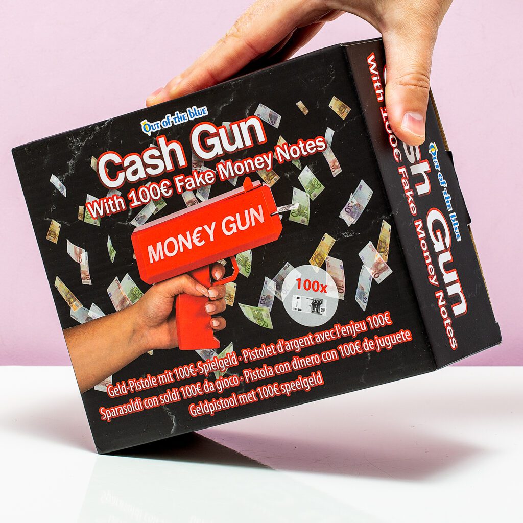 Money gun van bestel je online bij Ditverzinjeniet